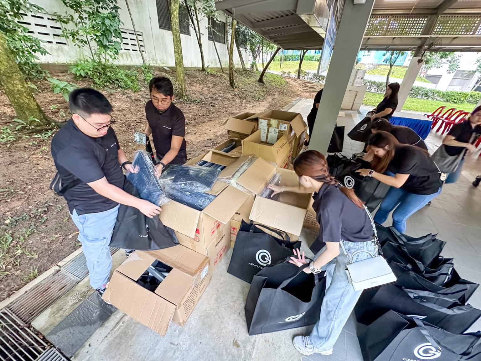 Giving Back with Heart: A Successful CSR Event by Singapore Computer ...